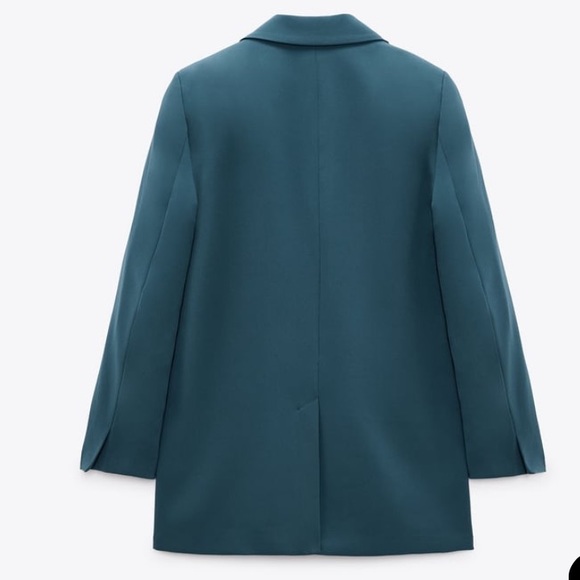 Zara | Jackets & Coats | Zara Indigo Blue Blazer | Poshmark